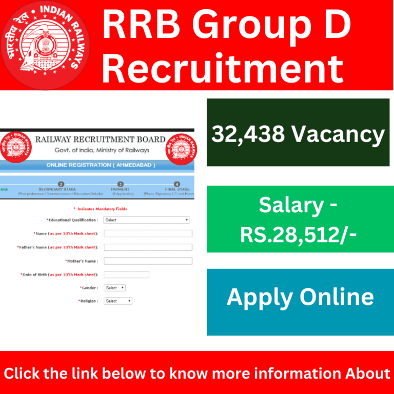 RRB Group D Recruitment - 32,438 Vacancy Published Apply Now - LatestNews